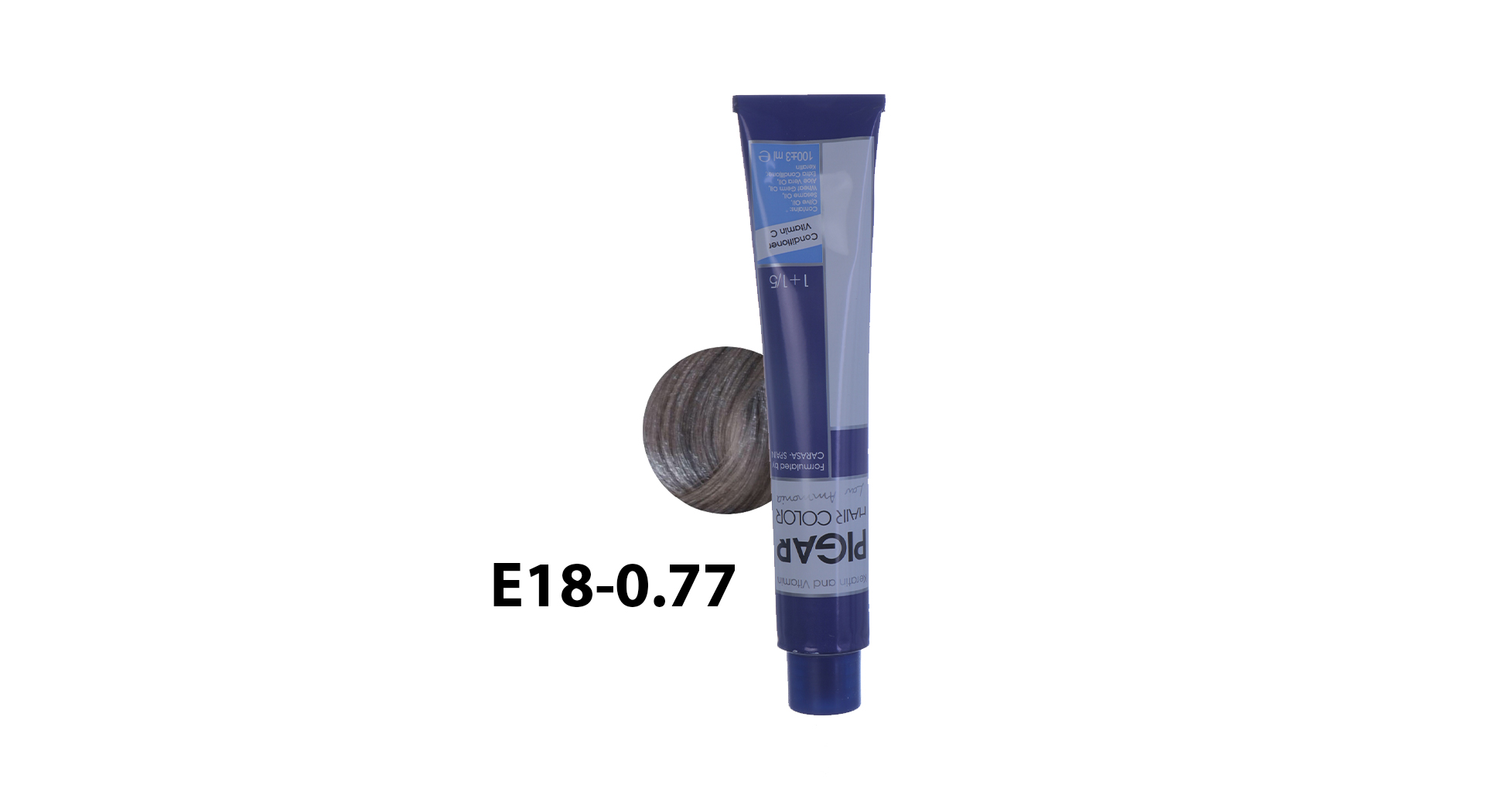 واریاسیون پیگار PIGAR شماره E18-0.77 حجم 15 میلی لیتر رنگ خاکستری ...